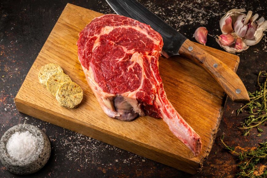 Grass Fed Cote de Boeuf Delivered UK | Grass Fed Dry Aged Cote de Boeuf
