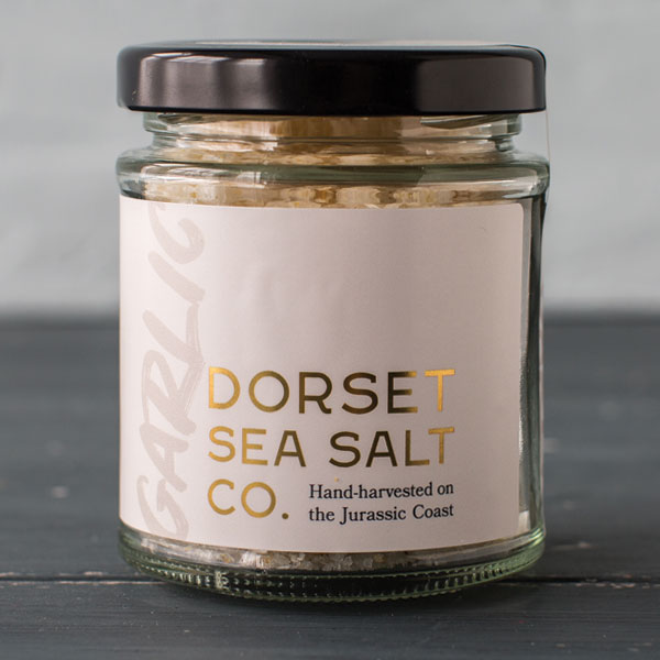 Dorset Garlic Sea Salt Flakes 125g (garlic) | Dorset Sea Salt