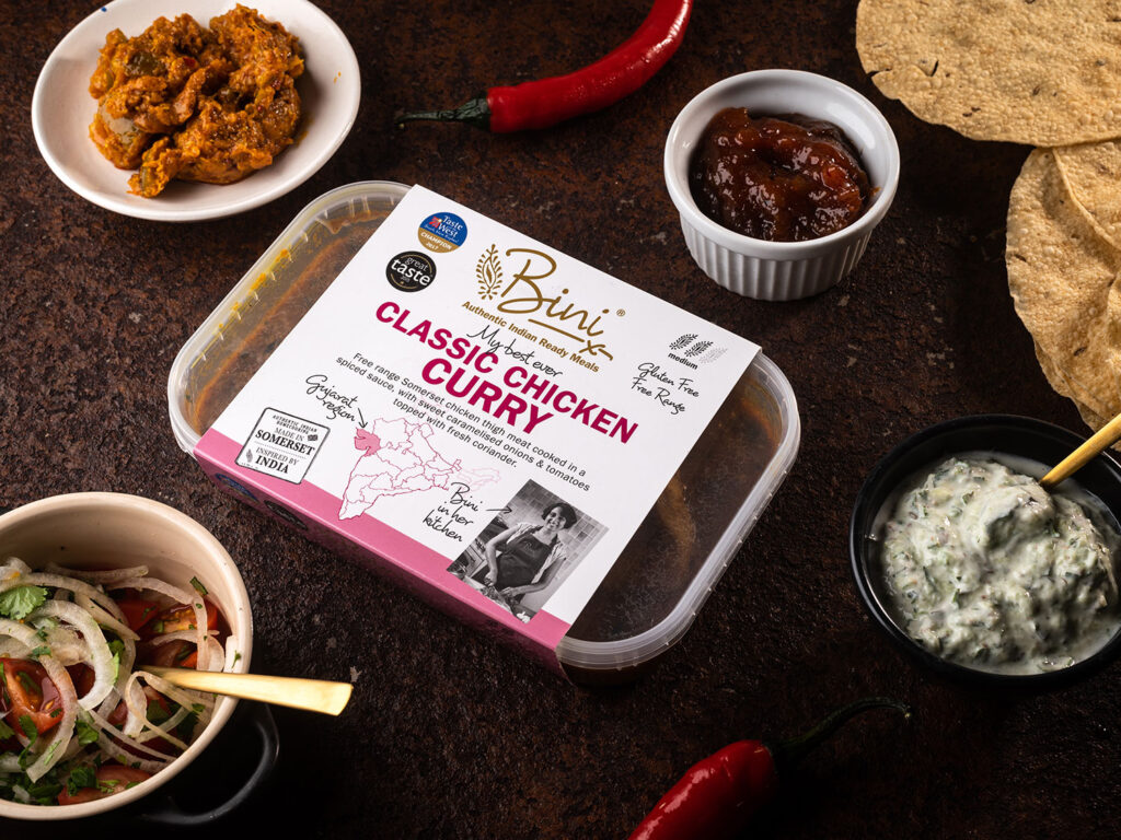 Bini Classic Chicken Curry (375g) | Gourmet Chicken Curry Ready Meal