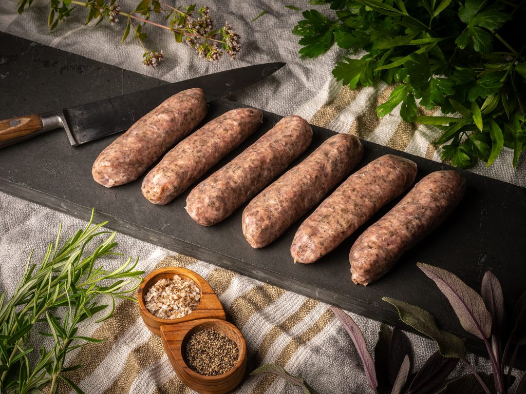 Old English Pork Sausages (450g) - The Dorset Meat Company