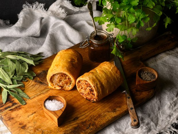 Handmade Classic Pork Sausage Roll | Artisan Sausage Rolls UK