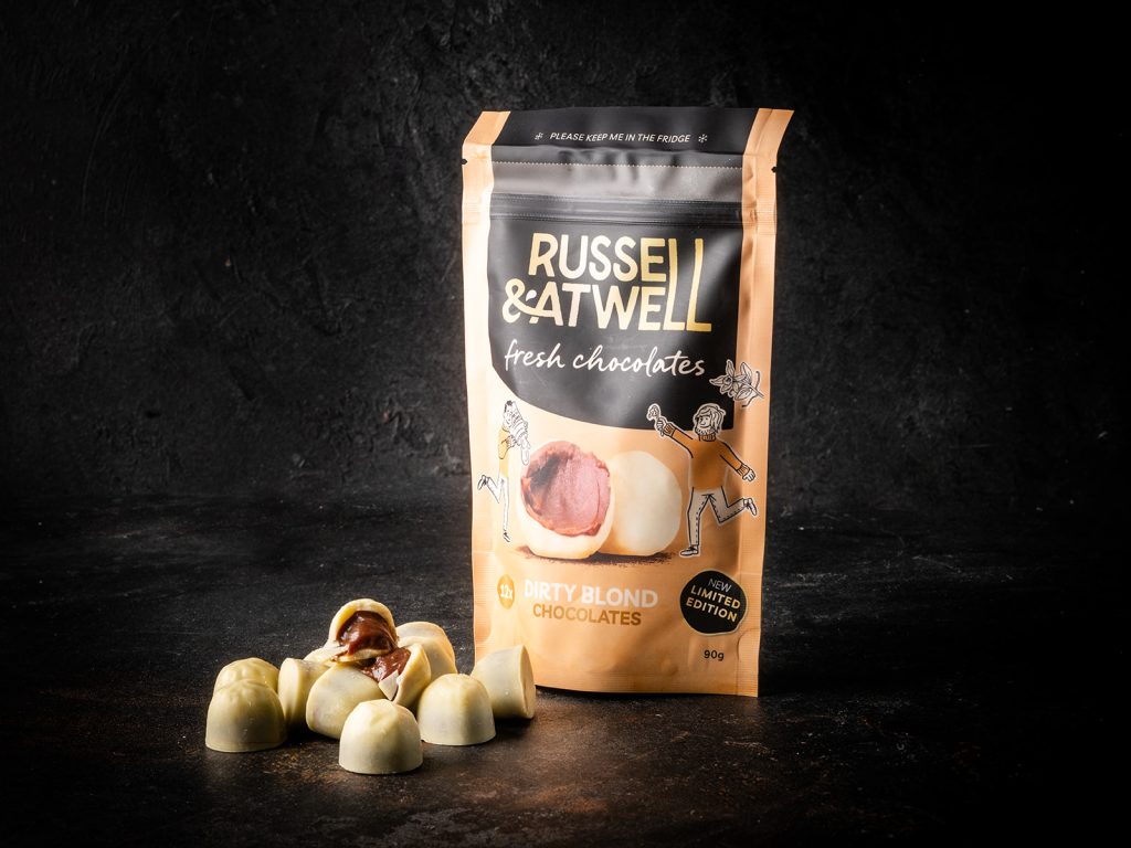 Fresh White Chocolates, Russell & Atwell (90g pouch) - The Dorset Meat ...